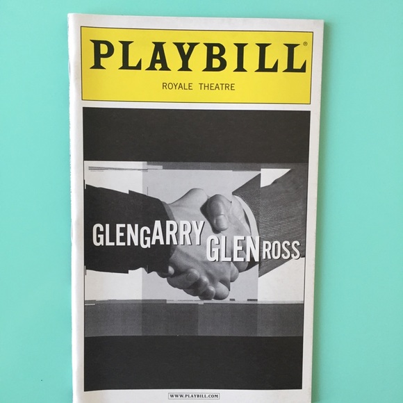 Playbill | Other | Playbill Glengarry Glen Ross Liev Schreiber Tom ...